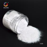 China PET Fine Iridescent White Loose Cosmetic Glitter Powder Body Makeup Highlight for sale