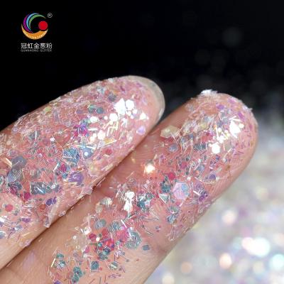 China Bulk Eye Cosmetic Face Glitter Powder Iridescent Chunky Mixes Eco Friendly for sale