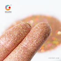 China Festival Holographic Biodegradable Loose Cosmetic Glitter Coating Pigment For Lip Gloss Eyeshadow for sale