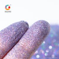 China Festival Holographic Biodegradable Loose Cosmetic Glitter Coating Pigment For Lip Gloss Eyeshadow for sale