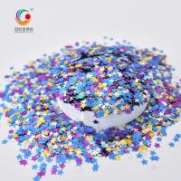 China GX109 PET Glitter Powder 25-50 Microns Thickness for Crafts and Decorations - Multiple Shapes and Colors Available for sale