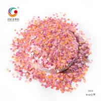 China GH9503 Heart Shaped Glitter Powder 2.5mm 3mm PET Material 50 Microns Thick for Nail Art and Body Decoration for sale