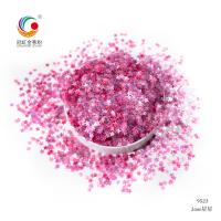 China GH9503 Heart Shaped Glitter Powder 2.5mm 3mm PET Material 50 Microns Thick for Nail Art and Body Decoration for sale