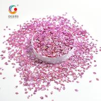 China PET Polyester Chunky Diamond Glitter 50-75 Microns Thickness in 12 Neon Colors for Crafts and Textiles for sale