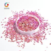 China PET Polyester Chunky Diamond Glitter 50-75 Microns Thickness in 12 Neon Colors for Crafts and Textiles for sale