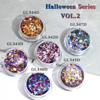 China Mixed Holographic Rainbow Glitter Hexagon Powder - 1KG MOQ, High Temperature Resistant PET Material for Crafts for sale