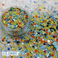 China ODM PET Hexagonal Glitter Mix Sequin 1KG Minimum Order for Nails Christmas Halloween Crafts in Bulk for sale