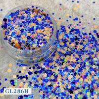 China ODM PET Hexagonal Glitter Mix Sequin 1KG Minimum Order for Nails Christmas Halloween Crafts in Bulk for sale
