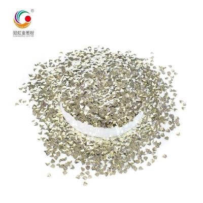 China 3D Diamonds PET Crystal Glitter 38-75 Microns for Wedding Christmas Decoration and Nail Art Supplies for sale