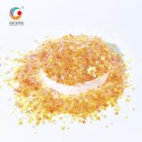 China GUANHONG GLITTER GH9641 Eco-friendly Biodegradable Star Shape Glitter Powder 50 Microns PET Material for Crafts for sale