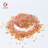 China GUANHONG GLITTER GH9641 Eco-friendly Biodegradable Star Shape Glitter Powder 50 Microns PET Material for Crafts for sale