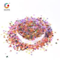 China GUANHONG GLITTER GH9641 Eco-friendly Biodegradable Star Shape Glitter Powder 50 Microns PET Material for Crafts for sale