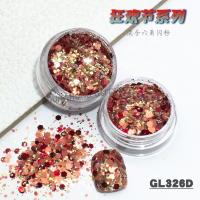 China Bulk Polyester Holographic Glitter Powder 1KG Minimum Order - Mixed Hexagonal Shapes for Tumbler & Craft Applications for sale