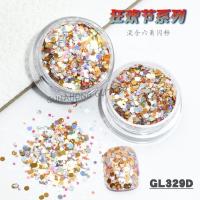 China Bulk Polyester Holographic Glitter Powder 1KG Minimum Order - Mixed Hexagonal Shapes for Tumbler & Craft Applications for sale