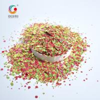 China GUANHONG Starry Glitter Powder PET Material 50 Microns Thick in 1mm-5mm Shapes for Nail Art and Cosmetics for sale