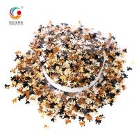 China Eco-Friendly PET Glitter Powder with Chunky Bowknot Shapes in Neon Colors - 50 Micron Thickness, Multiple Sizes from 0.2mm to 6.0mm for sale