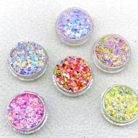 China Hexagonal PET Glitter Powder 1KG MOQ - Mixed Colors High Temperature Resistant for Nail Art & Christmas Decorations for sale