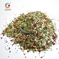 China PET Chunky Starry Glitter Powder 50 Microns Thick in 1mm-5mm Shapes for Nail Art and Sticker Printing for sale