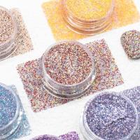 China Extra Fine Polyester Mixed Glitter Nails Hexagonal Powder Christmas Decoration In Bulk for sale