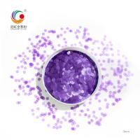 China Shiny Fluorescent Blue PET Glitter Powder Star Chunky 1mm 3mm ODM for sale