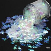 China Red Loose Makeup Chunky PET Glitter Powder Bulk For Christmas Tree Decoration for sale