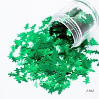 China Red Loose Makeup Chunky PET Glitter Powder Bulk For Christmas Tree Decoration for sale
