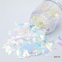 China Red Loose Makeup Chunky PET Glitter Powder Bulk For Christmas Tree Decoration for sale