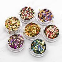 China Makeup Chunky Mix Rainbow Face Glitter Powder Polyester Pet Friendly OEM for sale