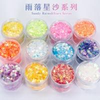 China Glass Tumbler Chunky Hex Glitter Sparkle Mix Powder Stars Flowers Moons Hearts for sale