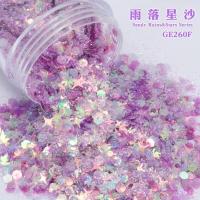 China Glass Tumbler Chunky Hex Glitter Sparkle Mix Powder Stars Flowers Moons Hearts for sale