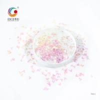 China Fine Christmas Makeup Nail Lip Glitter Powder Dust Rainbow PET Chunky Mickey Shape Flakes for sale