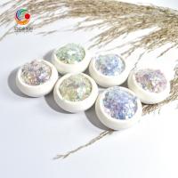China Hexagonal Polyester Glitter Powder 1KG Minimum Order Mixed Colors Japanese Style Chunky Sequin for Body Face Nail Art for sale