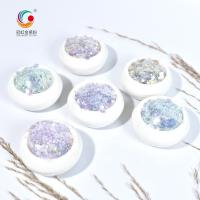China Hexagonal Polyester Glitter Powder 1KG Minimum Order Mixed Colors Japanese Style Chunky Sequin for Body Face Nail Art for sale