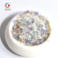 China Hexagonal Polyester Glitter Powder 1KG Minimum Order Mixed Colors Japanese Style Chunky Sequin for Body Face Nail Art for sale
