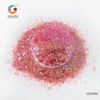 China Craft Bulk Loose Rainbow Polyester Hexagonal Glitter Powder Mix Nail Art for sale