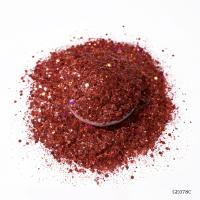 China PET Hexagonal Laser Chunky Glitter Mix Powder For Holiday Decoration Nails for sale