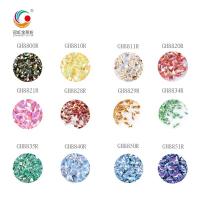 China Multicolor Makeup Diamond Glitter Dust Pigment 3D Prismatic Star Chunky Shiny Powder for sale