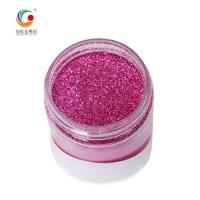 China Bulk Extra Fine Pink Eyeshadow PET Glitter Powder Sparkle For Body Leather Coating for sale