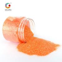 China GH5220 Orange Rainbow Extra Fine Bulk PET Hexagonal Glitter Powder Christmas Decoration Supplies for Nail Art Makeup Sale for sale