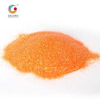 China GH5220 Orange Rainbow Extra Fine Bulk PET Hexagonal Glitter Powder Christmas Decoration Supplies for Nail Art Makeup Sale for sale