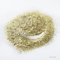 China Delivery Period To Be Negotiated PET Hexagonal Polyester Glitter Gold Powder Christmas Wallpaper Paper Decoration Supplies for sale
