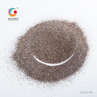 China Bulk Ultra Thin Ultra Bright Brown Hexagonal Glitter Powder for Tile Grout Christmas Item Type Indoor Christmas Decoration for sale