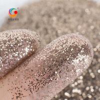 China Bulk Ultra Thin Ultra Bright Brown Hexagonal Glitter Powder for Tile Grout Christmas Item Type Indoor Christmas Decoration for sale