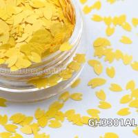 China OEM Iridescent Macaron Pink Chunky Glitter Powder 1KG Minimum with Petal and Leaf Shapes for Nail Art and Crafts for sale