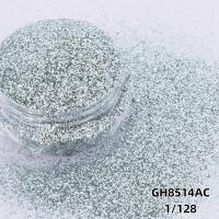 China PET Hexagon Solvent Resistant Glitter Powder 1/4-1/128 Size Titanium Crystal Colors for Industrial Craft Applications for sale