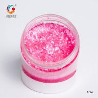 China PET Solvent Resistant Glitter Powder 50 Microns Thickness - Hexagon 6.0mm to 0.2mm Sizes for Industrial Coatings for sale