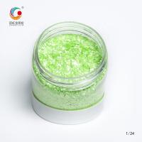 China PET Solvent Resistant Glitter Powder 50 Microns Thickness - Hexagon 6.0mm to 0.2mm Sizes for Industrial Coatings for sale