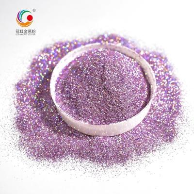China PET Holographic Solvent Resistant Glitter Powder - Hexagonal Shape 0.05mm to 3.0mm Size Range with 2-15 Micron Thickness for sale
