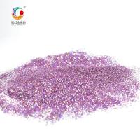 China PET Holographic Solvent Resistant Glitter Powder - Hexagonal Shape 0.05mm to 3.0mm Size Range with 2-15 Micron Thickness for sale