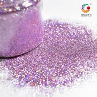 China PET Holographic Solvent Resistant Glitter Powder - Hexagonal Shape 0.05mm to 3.0mm Size Range with 2-15 Micron Thickness for sale